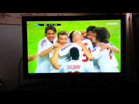 Brilliant Hernan Crespo goal Champions League final 2005 vs Liverpool