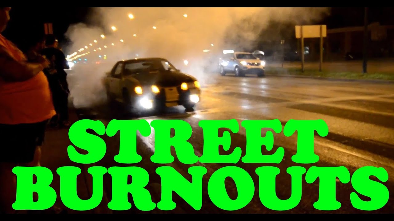 Street Burnout Shenanigans - YouTube