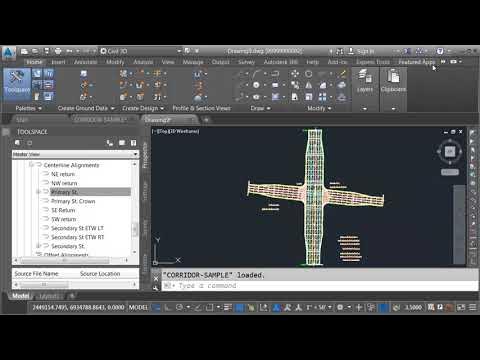 Placing Civil 3D section views in their own drawing - YouTube
