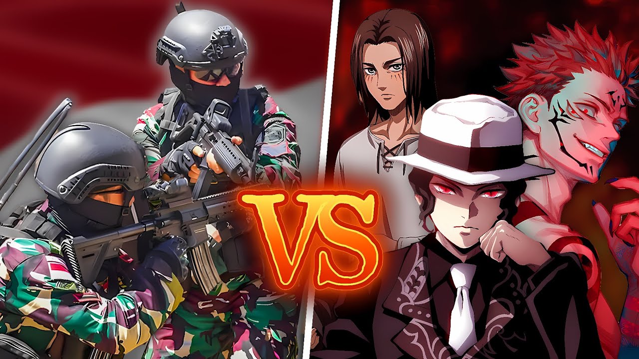 TNI VS VILLAIN ANIME - YouTube