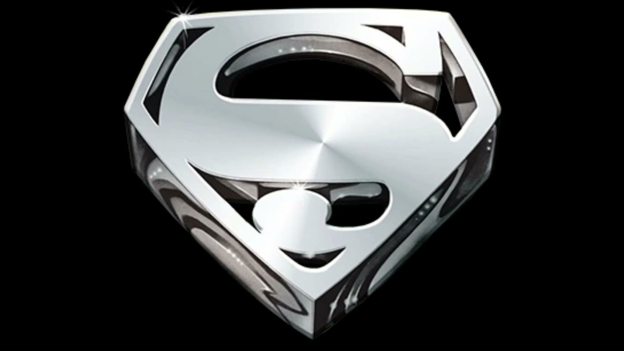 Superman Logo Black And Silver