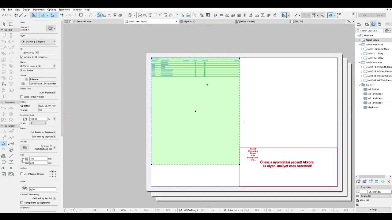 Tervlap készítése Archicad_2025 - YouTube