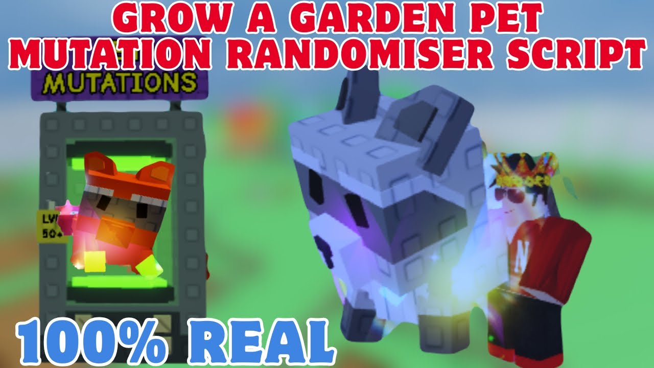 Grow a garden PET MUTATION RANDOMISER SCRIPT | Get Ascended, Rainbow or any mutation Compulsory ...