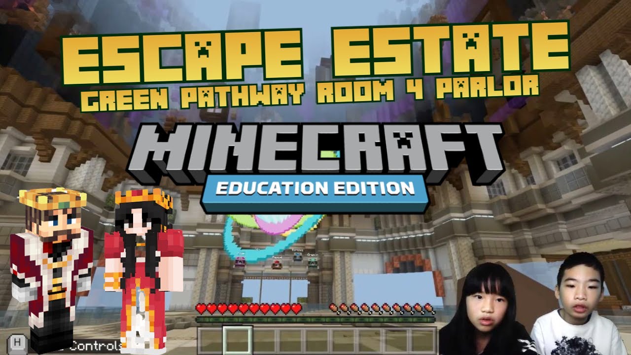 How to Code *ESCAPE ESTATE: GREEN PATHWAY ROOM 4 PARLOR* in MINECRAFT ...
