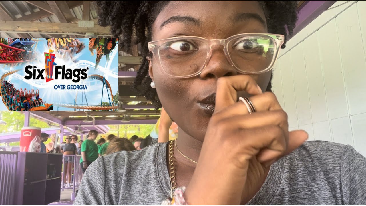 RIDING EVERY RIDE AT SIX FLAGS OVER GEORGIA! | Senior trip vlog - YouTube