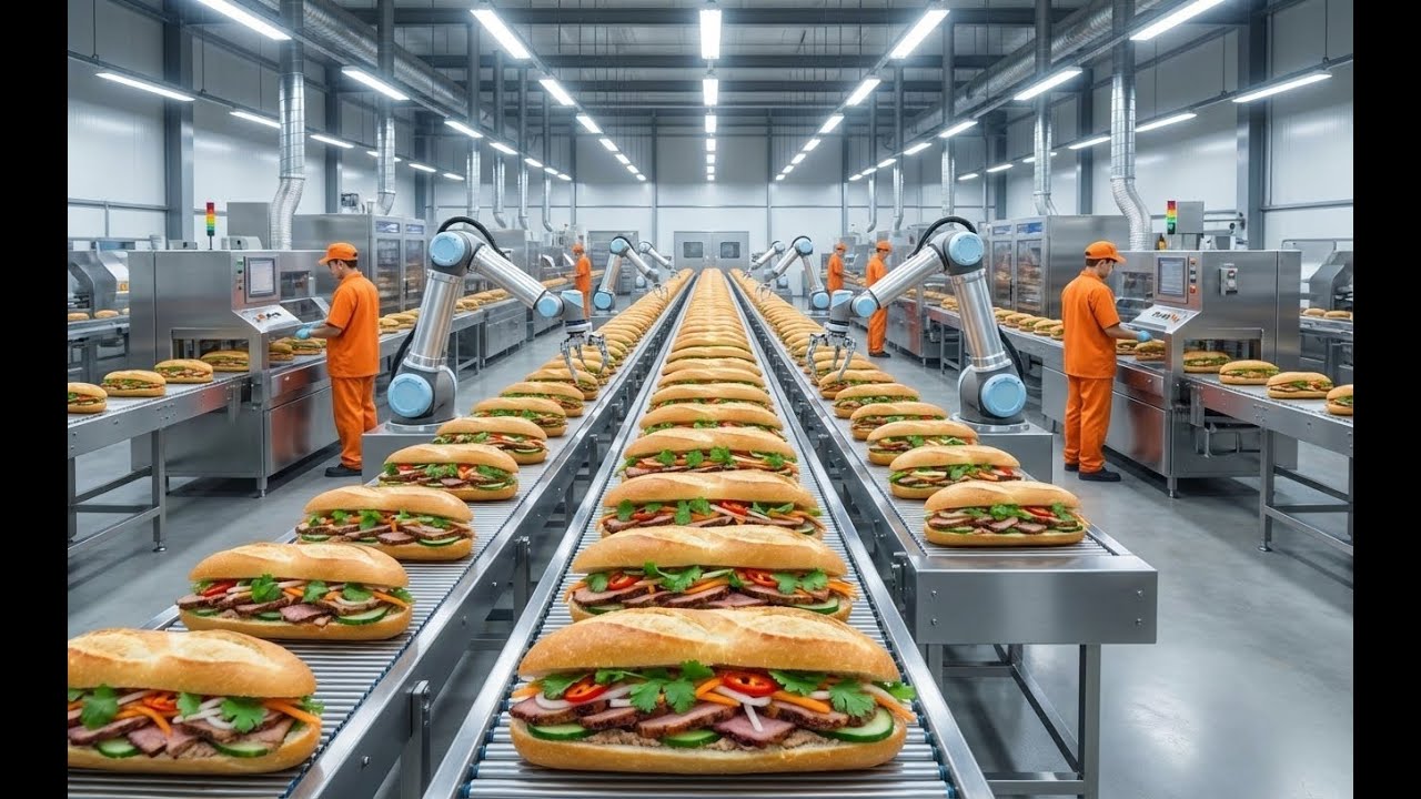 Inside Vietnam's Largest Banh Mi Factory : What 100% Automation Looks ...
