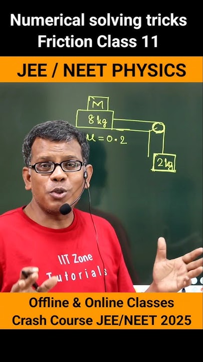 numerical solving tricks friction Class 11.. JEE/NEET Physics #shorts #class11physics #class11 # ...