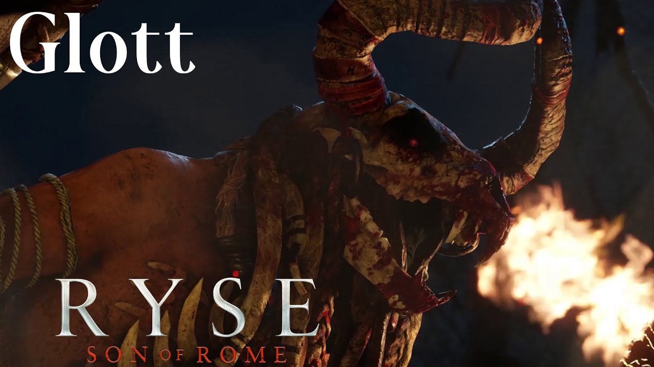 Ryse Son Of Rome - Minotaur Chief Glott Boss Fight - YouTube