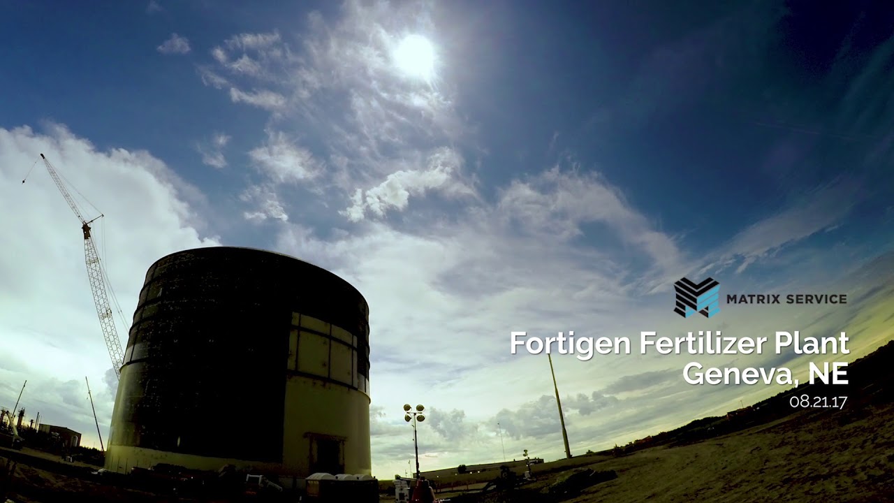 Fortigen Fertilizer Plant Beneath Eclipse - Geneva, NE - YouTube