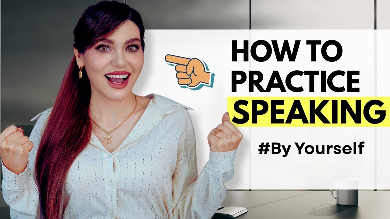 Improve Your English Speaking By Yourself (Fluency at Home) - YouTube