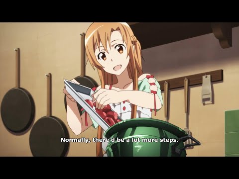 Sword Art Online - Asuna Cooks For Kirito
