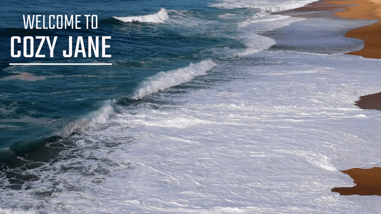 Relaxing Sounds Of The Ocean. The Sound Of Waves And Wind, 4K Video ...