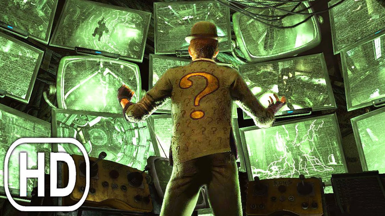 Justice League Batman VS Riddler Boss Fight - Batman Arkham City - YouTube