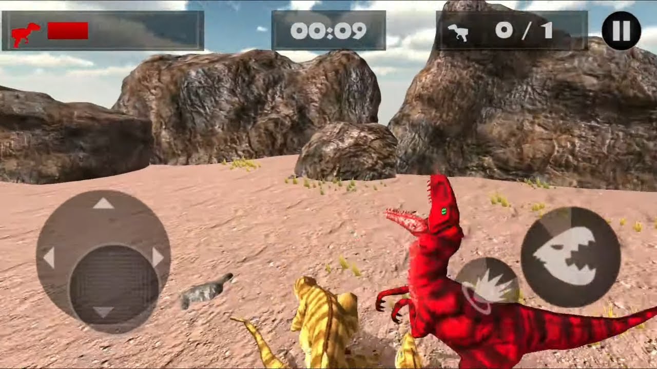 Hungry Raptor Desert Dinosaur Hunt Android #08 - YouTube