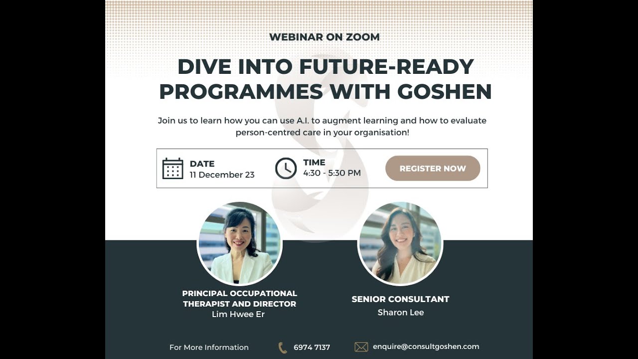 Goshen's Dive Into Future Ready Programmes with Goshen Webinar - YouTube