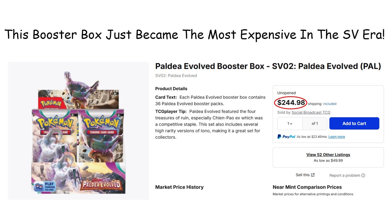 This Booster Box Just Became The Most Expensive In The SV Era! - YouTube