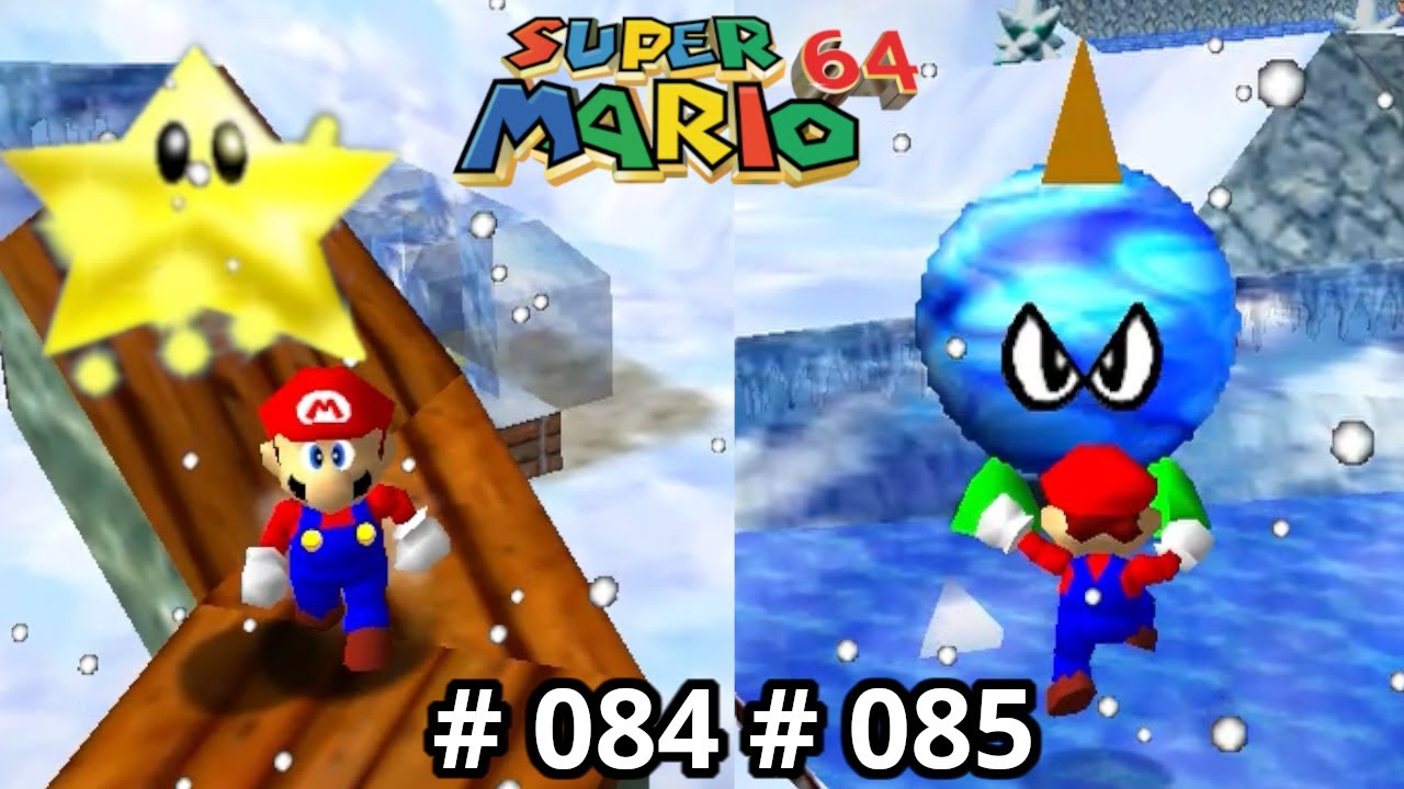 Super Mario 64 - #084 e #085 Enfrentando Bully e as moedas [Snowman'S ...