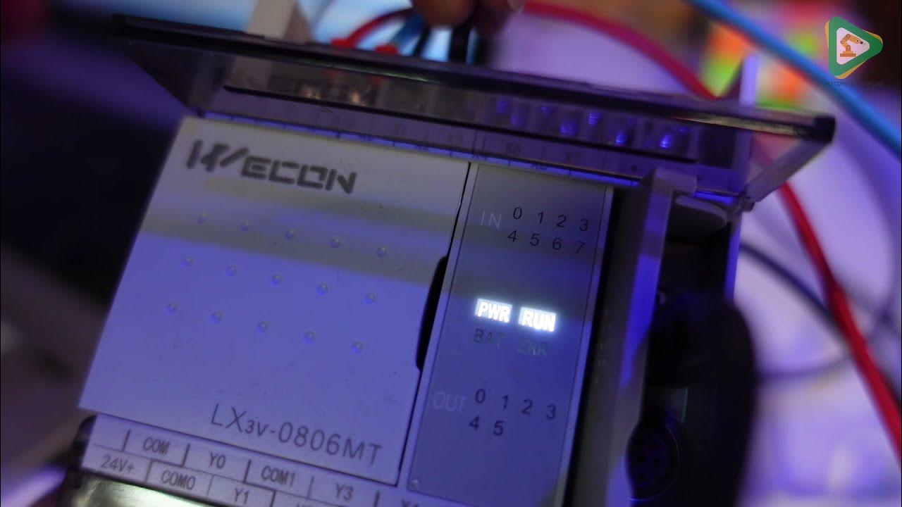 Wecon PLC Lesson 2 - Getting Online & Creating First Program using Wecon PLC Editor - YouTube