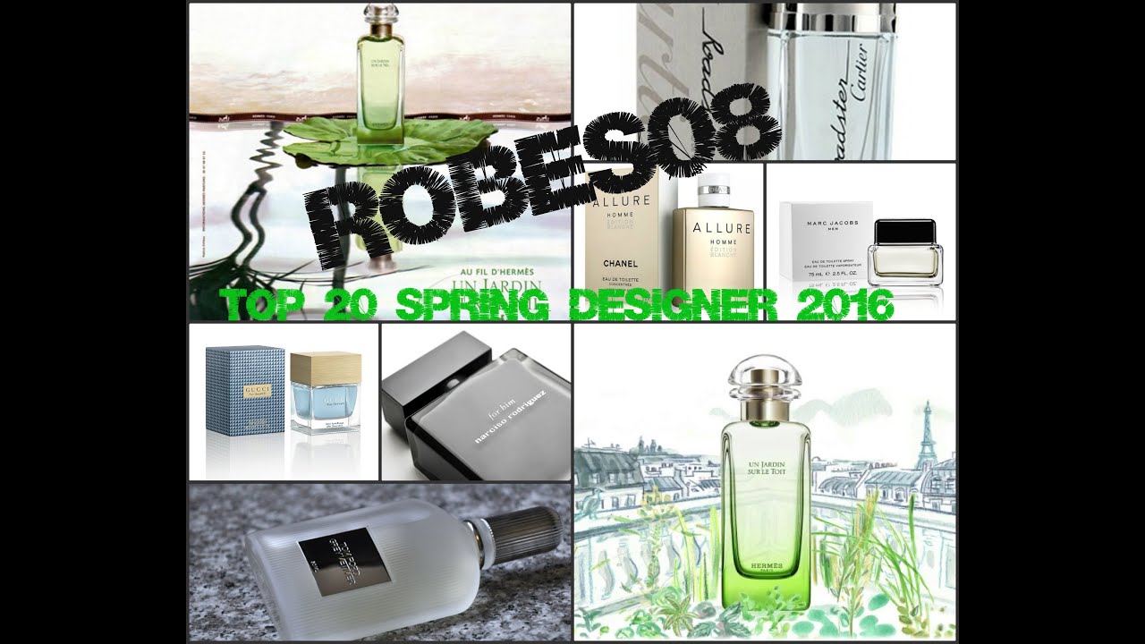 Top 20 Designer Spring Fragrances/Colognes for 2016 - YouTube