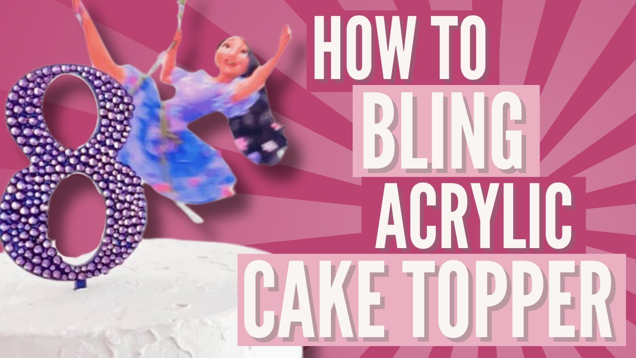 Sparkly Rhinestone Cake Topper - Add Some Bling To Your Cake Topper ...