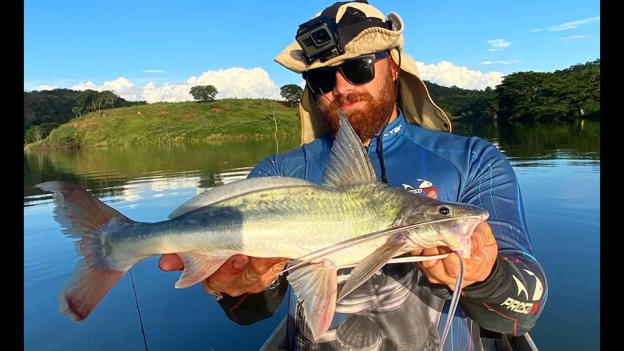 PESCARIA DE BARBADO E MANDÍ NO RIO SÃO MARCOS - ENFIM CONHECI ESSE ...