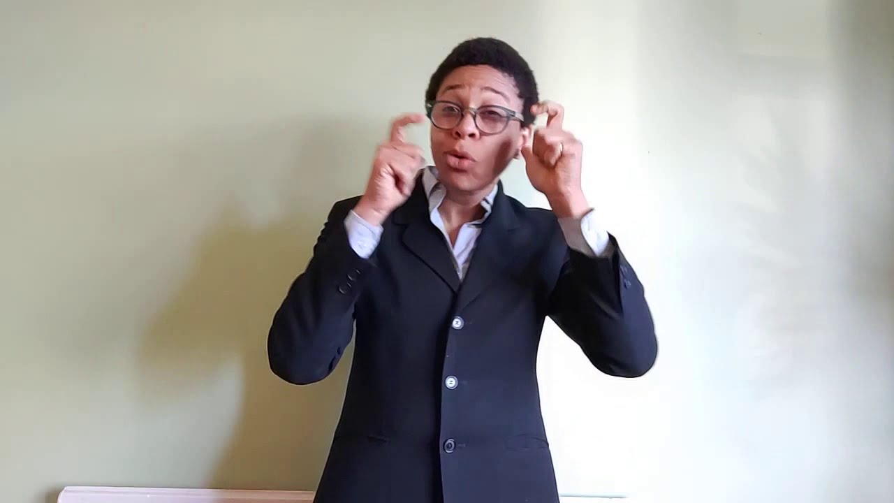 Ali Gordon BSL/English Interpreter - YouTube