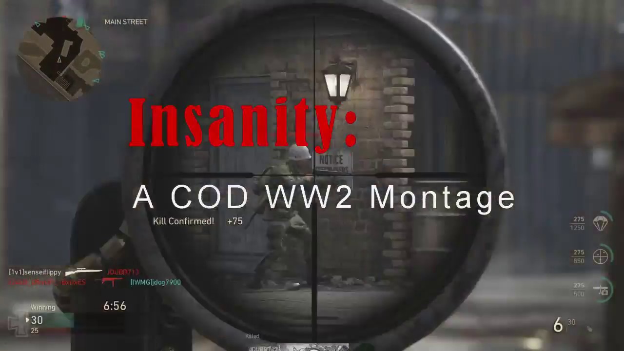 Insanity: A COD WW2 Montage - YouTube