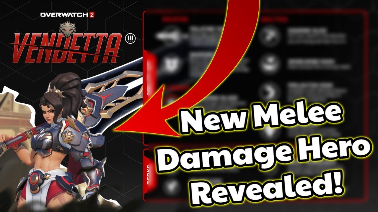First EVER Melee Damage Hero VENDETTA Revealed! - Overwatch 2 Season 20 ...