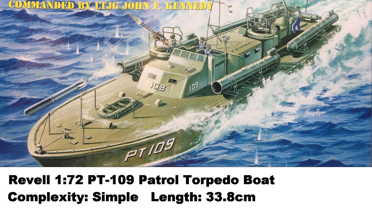 Revell 1:72 PT-109 Boat Kit Review - YouTube