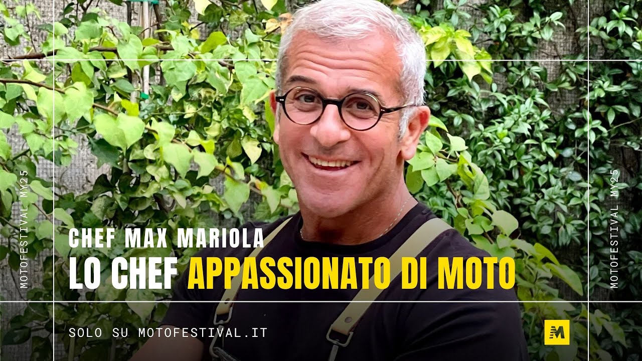 MAX MARIOLA: lo chef appassionato di moto! - YouTube