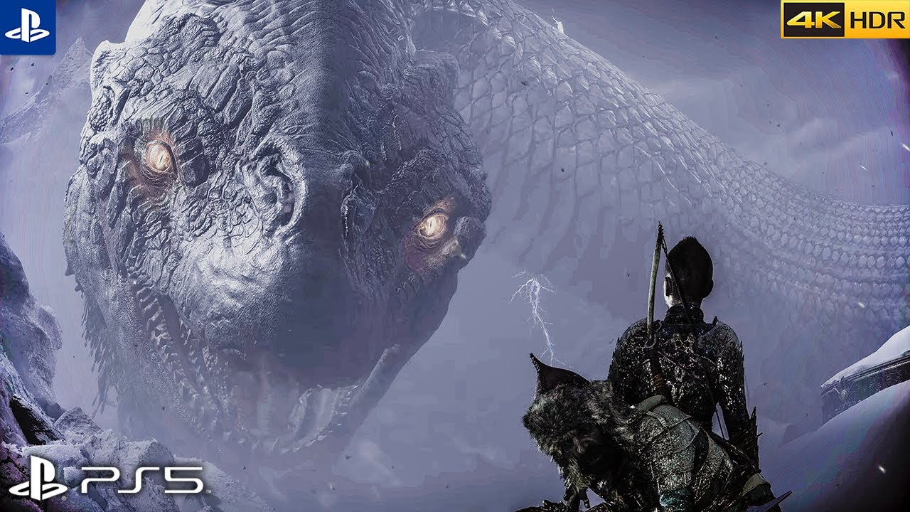 God of War Ragnarok - GIANT SNAKE Cutscene - ULTRA HDR 4K - YouTube