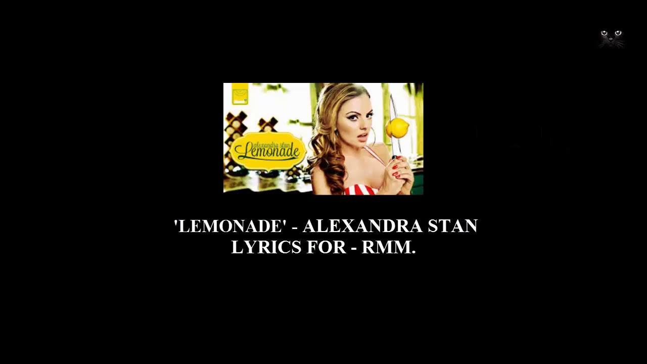 LEMONADE - ALEXANDRA STAN WITH LYRICS - YouTube