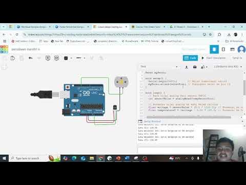 Percobaan Ke 4 Menggerakkan motor servo dengan sensor suhu - YouTube