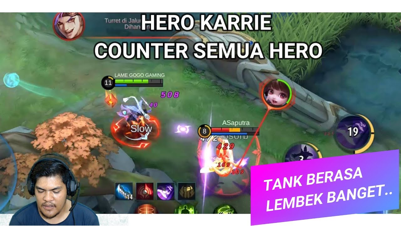 CARA PAKAI HERO KERRIE | BUILD KARRIE FULL DAMAGE | MOBILE LEGEND - YouTube