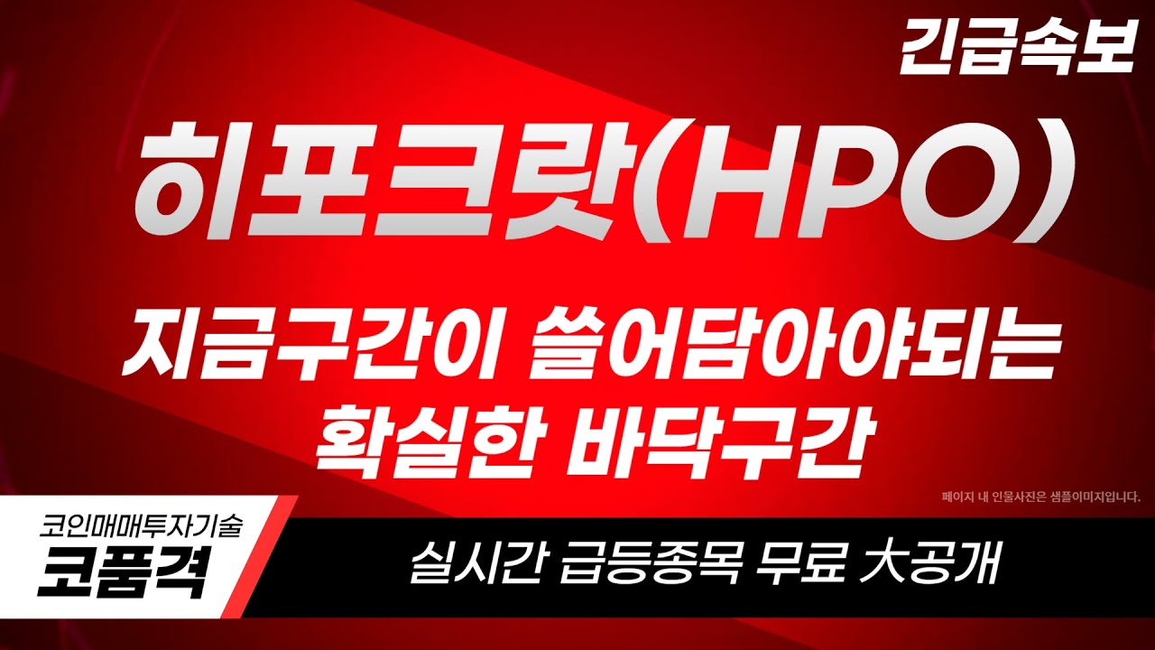 히포크랏 지금구간이 쓸어담아야되는 확실한 바닥구간히포크랏히포크랏코인 히포크랏전망 히포크랏코인전망 히포크랏코인목표가히포크랏전망 Youtube