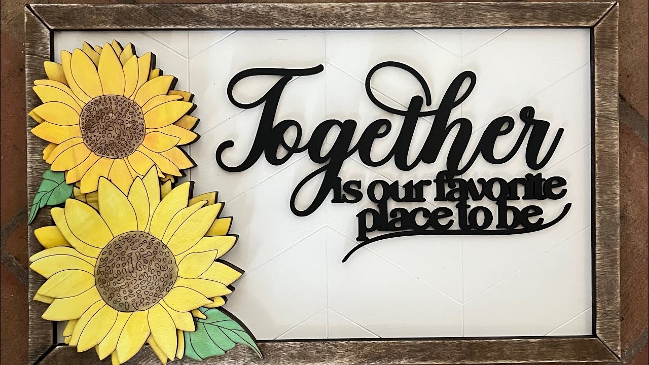 Make Your Signs STUNNING with 3D Sunflowers - YouTube