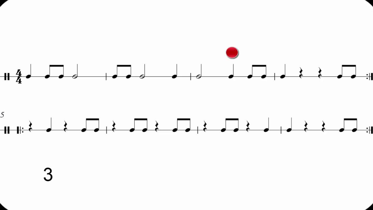Common time in A/B Form - Beginner Animated Rhythm Lesson - YouTube