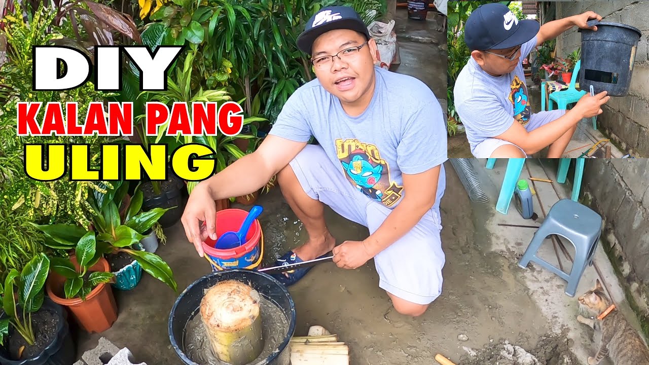 DIY Pano gumawa ng de uling na kalan - YouTube