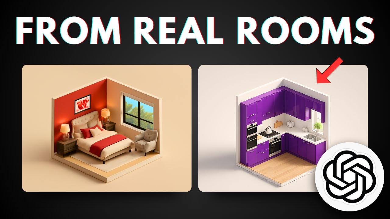 How to Create 3D Isometric Photo from Your Room in ChatGPT - YouTube