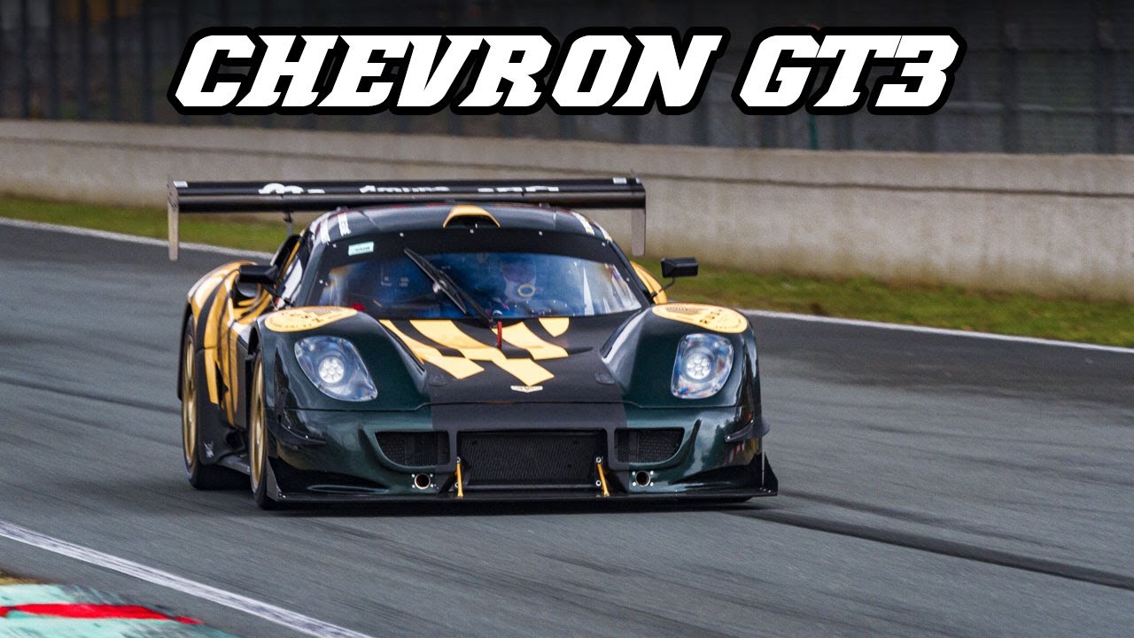 CHEVRON GT3 with 550hp LS3 V8 | Test at Zolder 2023 - YouTube