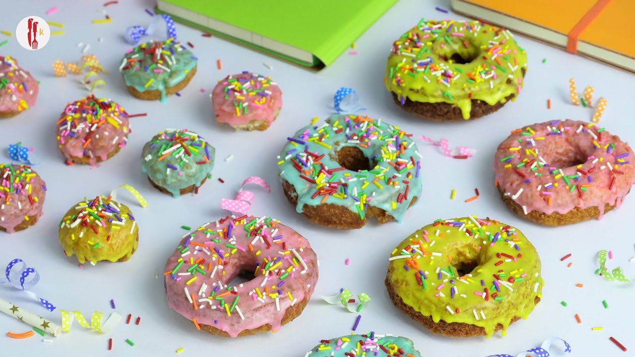 No Yeast Donuts by Food Fusion Kids - YouTube