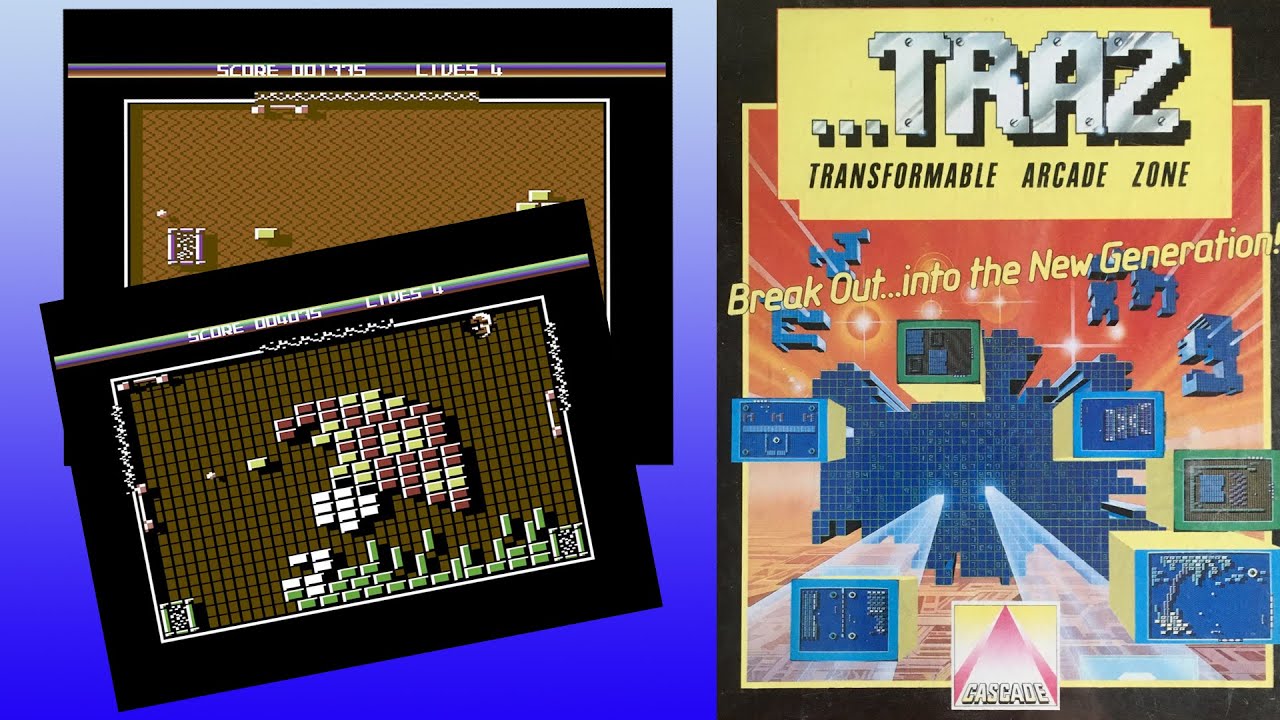 Quickplay: TRAZ (C64) by Cascade Games (1988) - YouTube