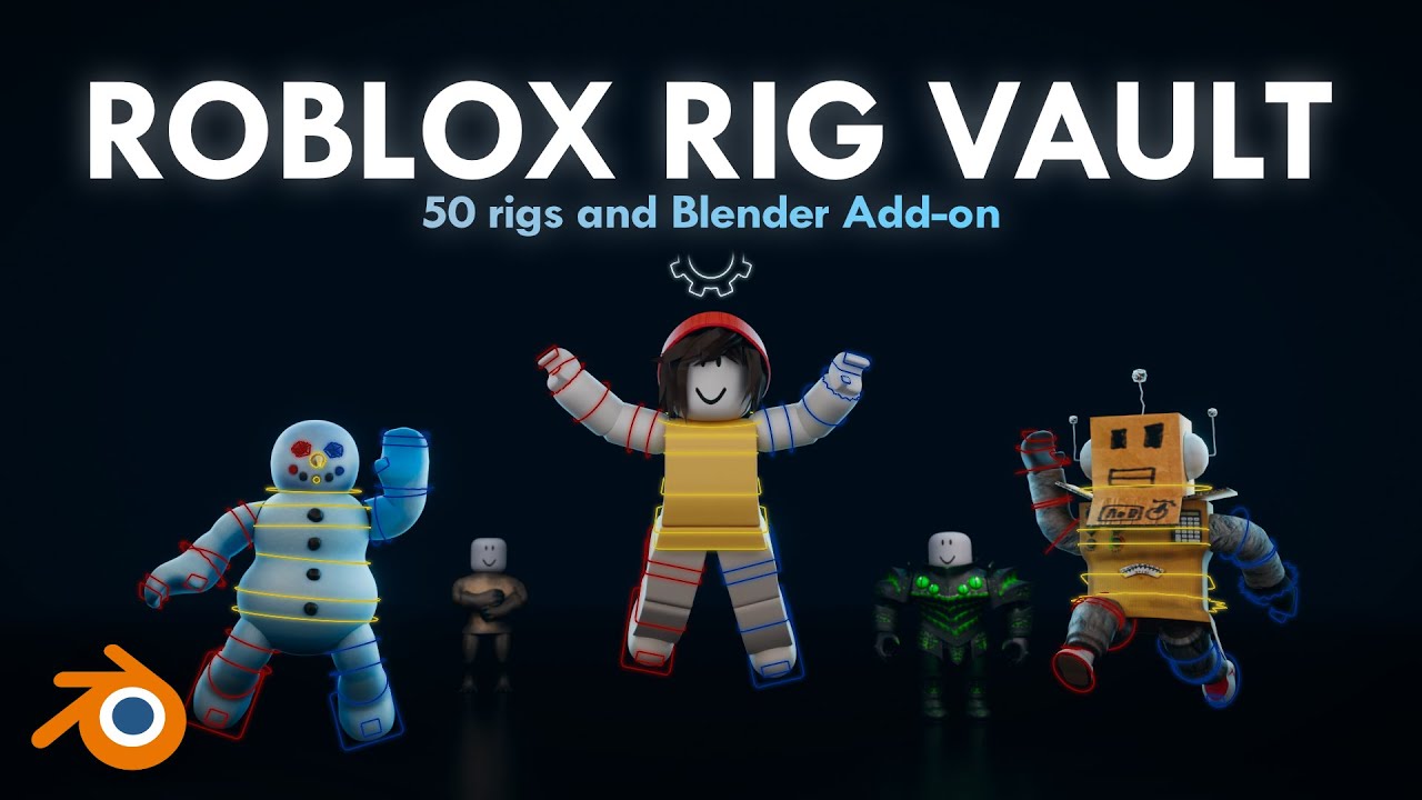 ROBLOX RIG VAULT - Rig Pack & Blender Add-on (Showcase) - YouTube