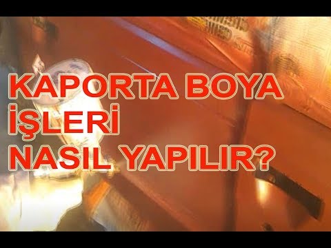 Oto Kaporta Boya İşleri Nasıl Yapılır?Metalik Renk.