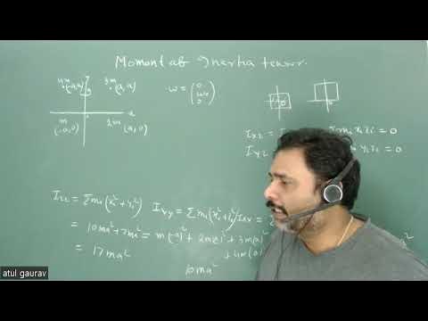 Moment of Inertia Tensor Lecture 2 - YouTube