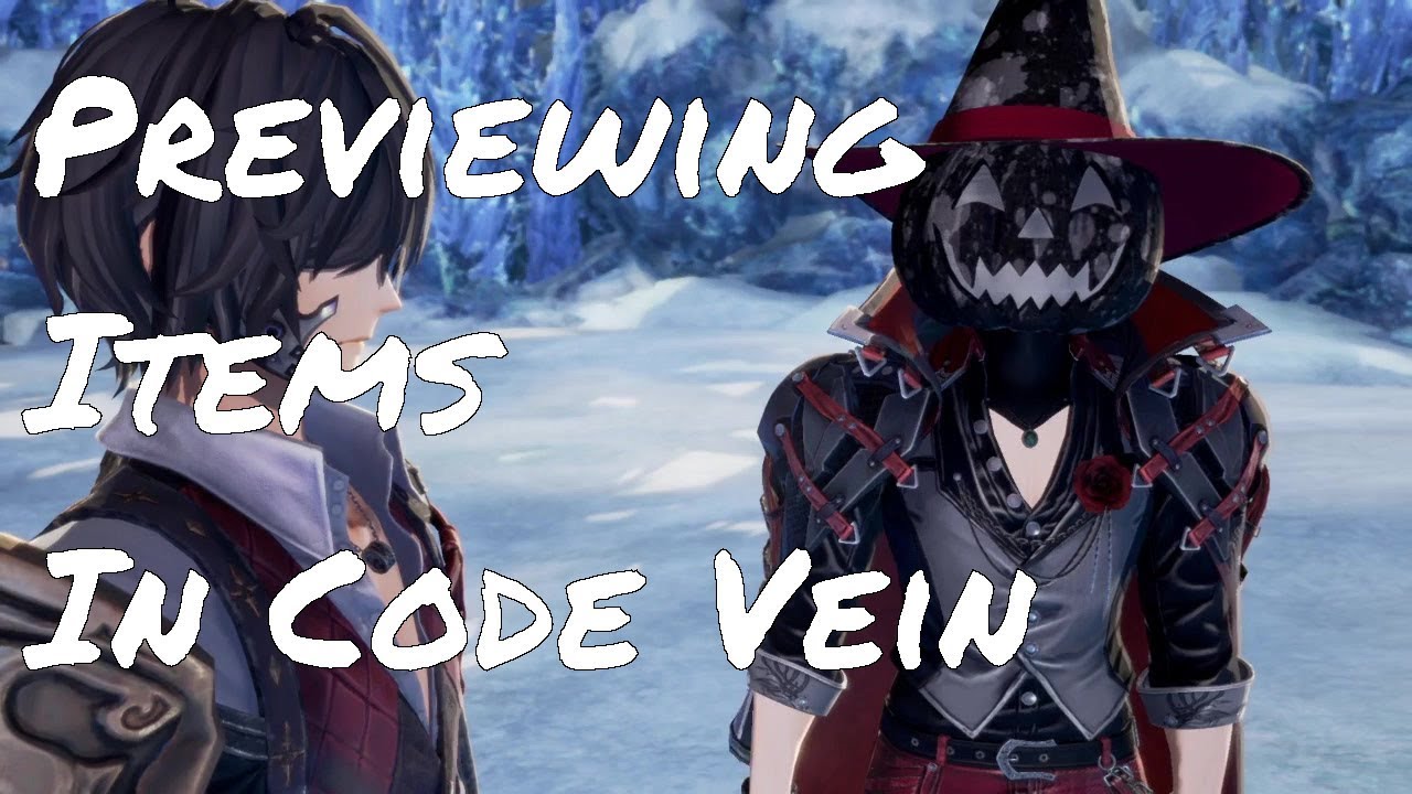 Code Vein Previewing Items - YouTube