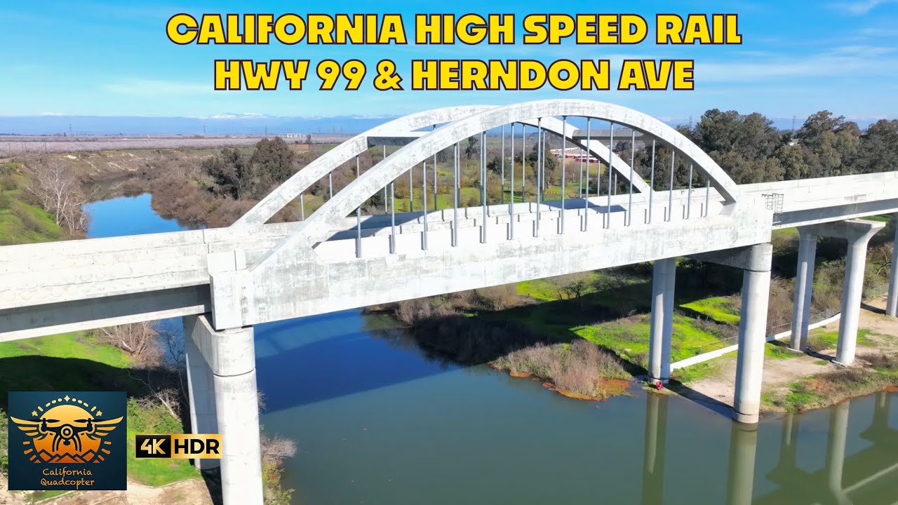 California High Speed Rail - Hwy 99 & Herndon Ave Fresno County - YouTube