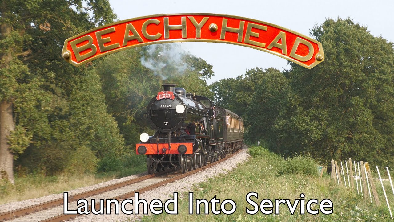 Beachy Head Launched Into Service At The Bluebell Railway - YouTube