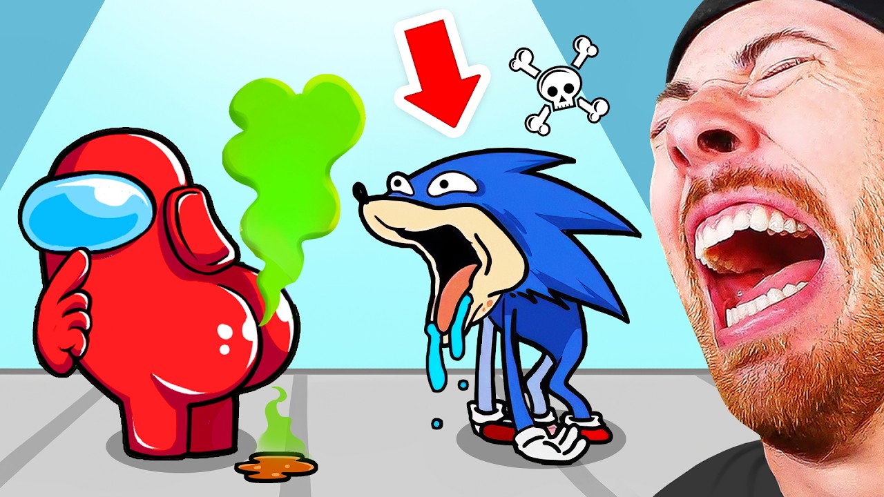 MINI CREWMATE VS SHIN SONIC TAPES! (Among Us Animations) - YouTube