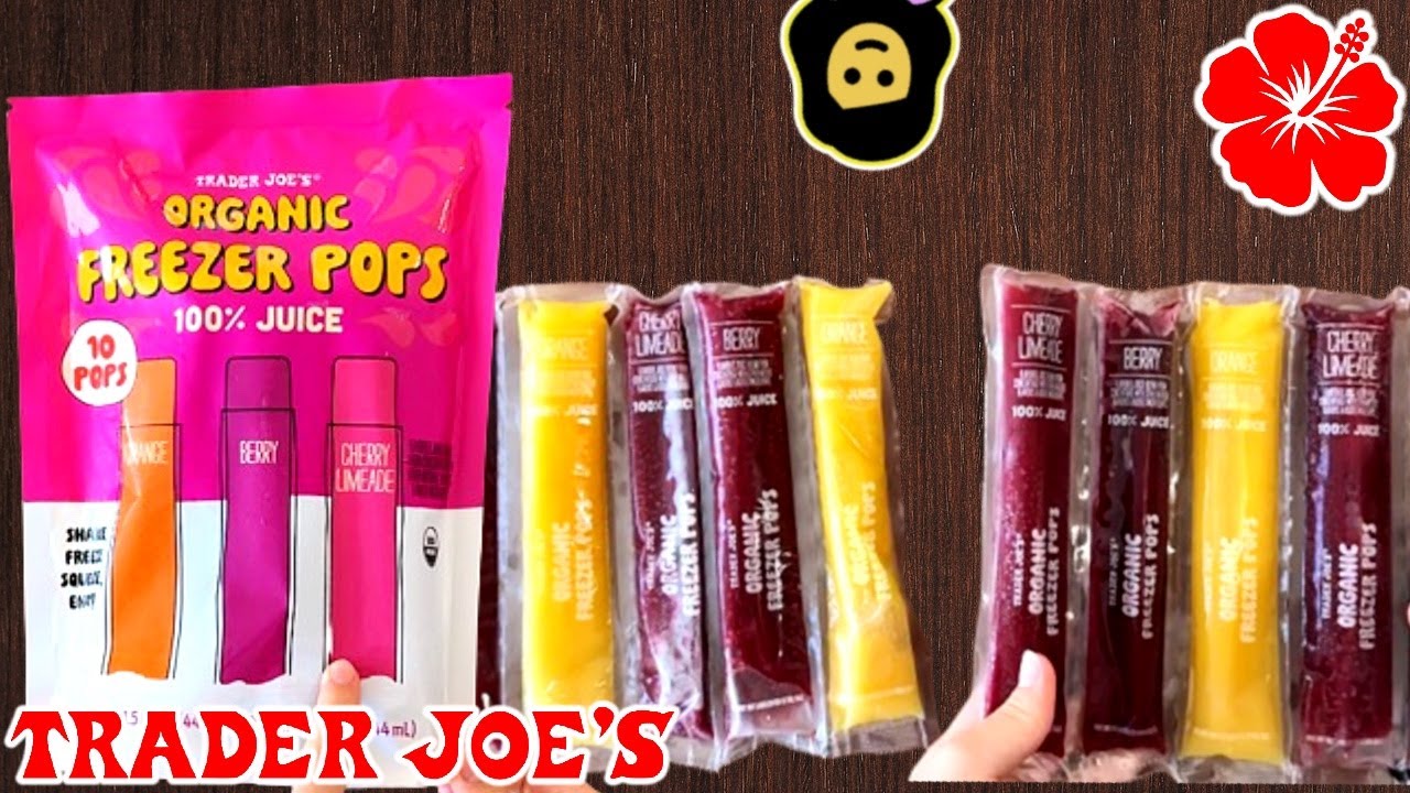 Organic Freezer Pops - Trader Joe’s Product Review - YouTube
